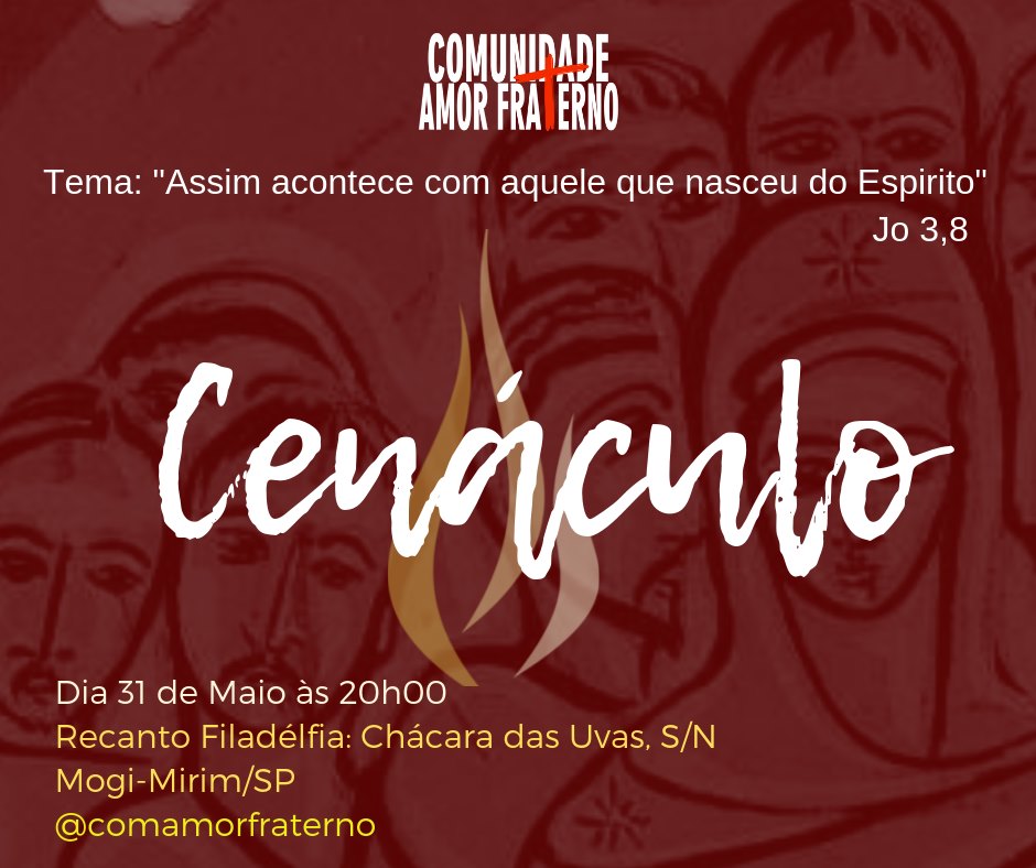 Cenáculo | Diocese De Amparo